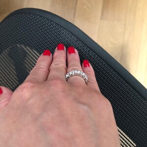 Costco 2ctw 5 Stone Ring Surprise and Delight Size 5 PriceScope